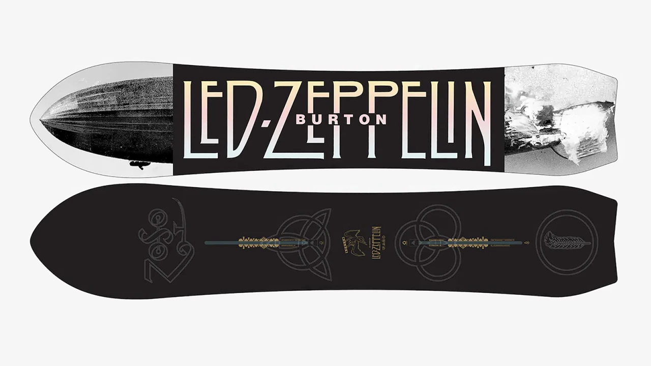 Burton Celebrates 50 Years of Led Zeppelin With New Collaborative Snowboard