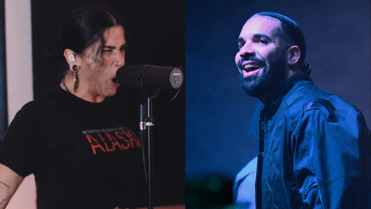DRAKE's "twin flame" is a deathcore singer