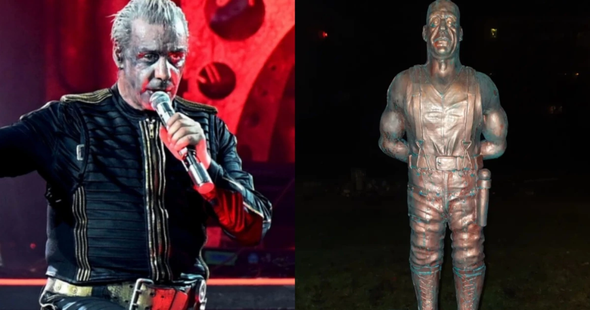 RAMMSTEIN: Till Lindemann statue erected, stolen immediately