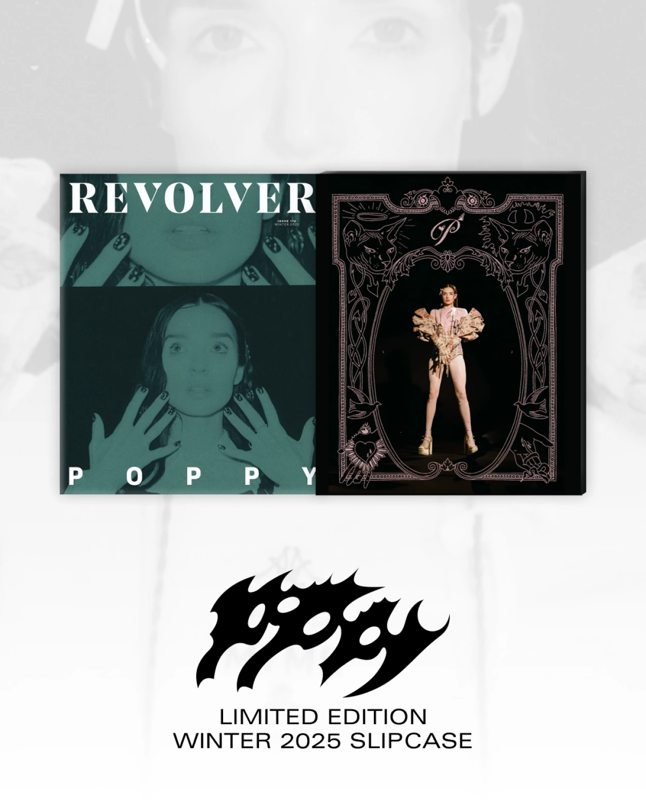 POPPY stars on cover of REVOLVER's Winter Issue