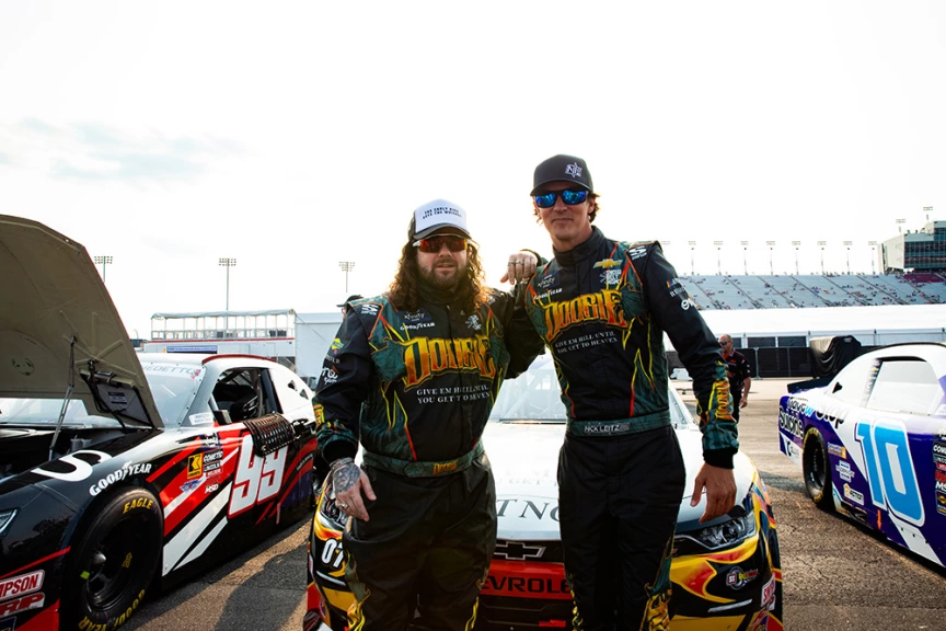 DOOBIE and REVOLVER go NASCAR: See photos of Nashville Superspeedway race