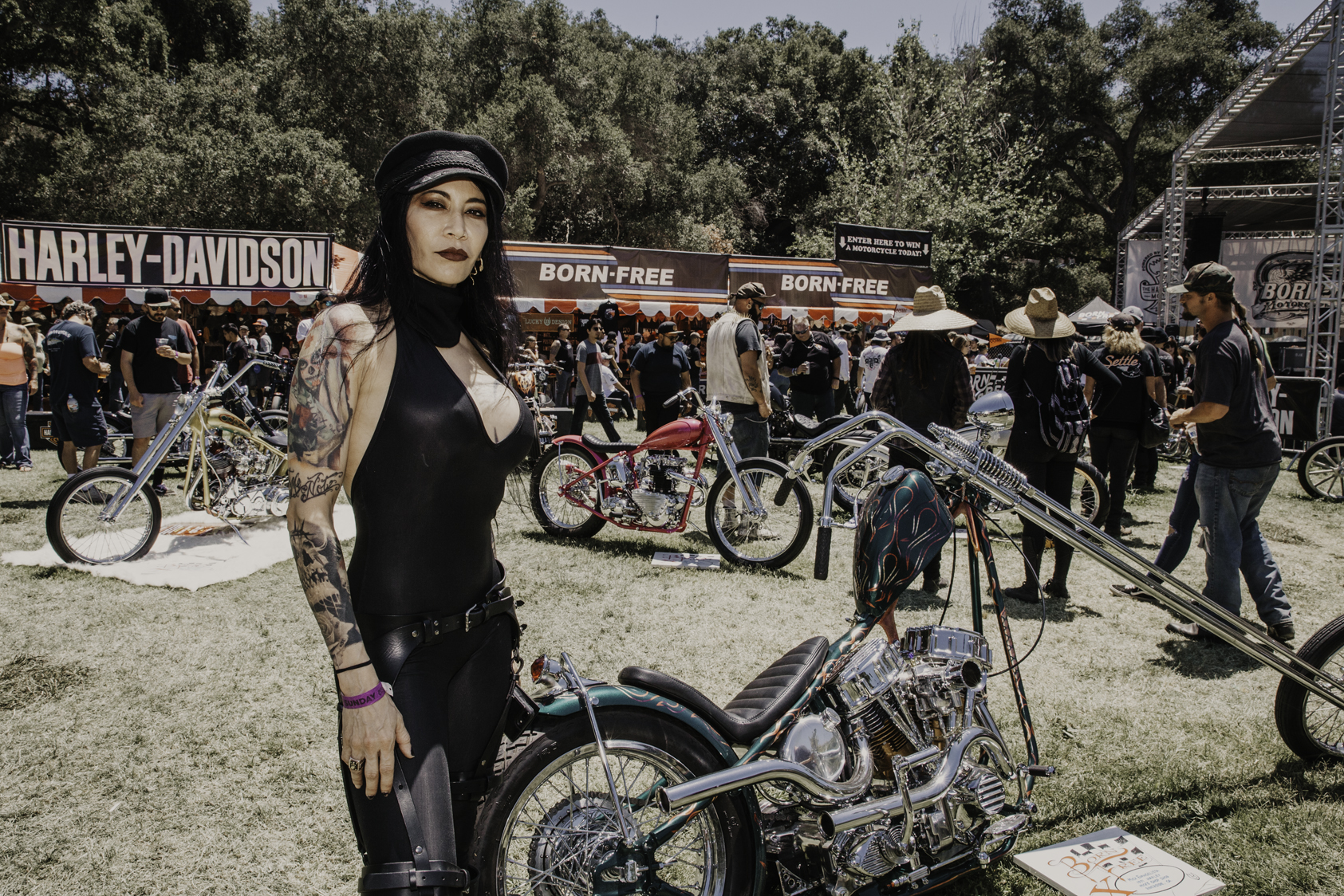 Badass Bikes and Big Air: See Wild Photos From Born-Free Motorcycle ...