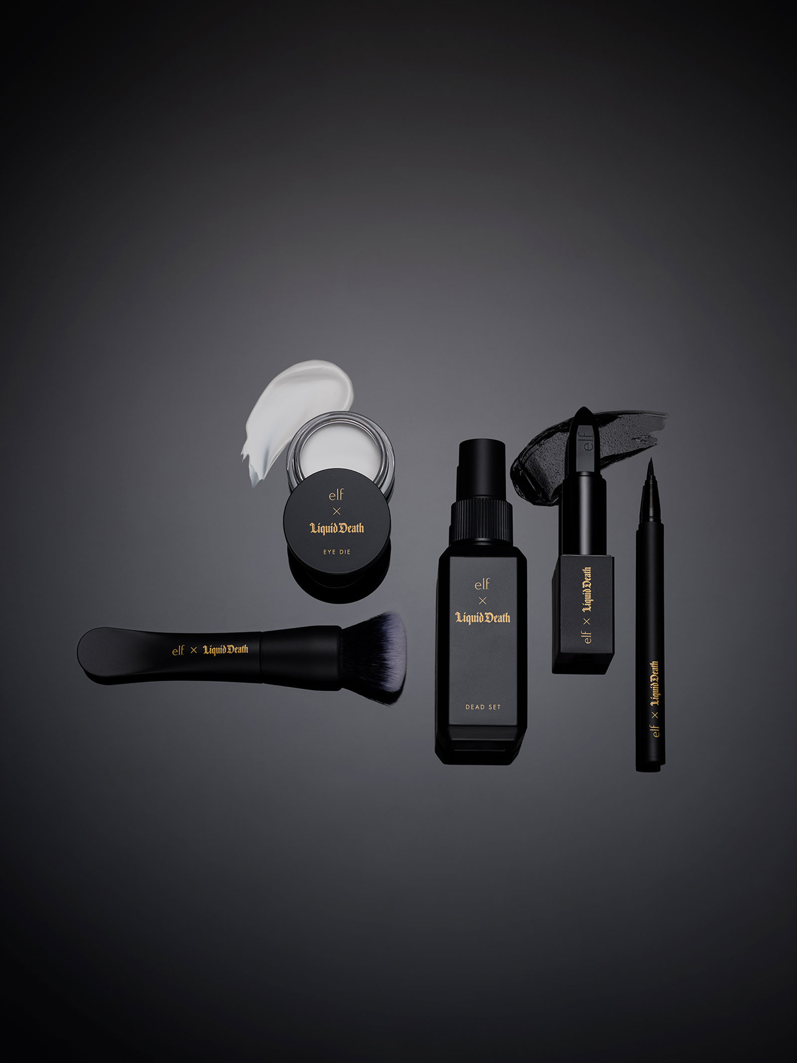 LIQUID DEATH and E.L.F. COSMETICS team for Corpse Paint makeup kit