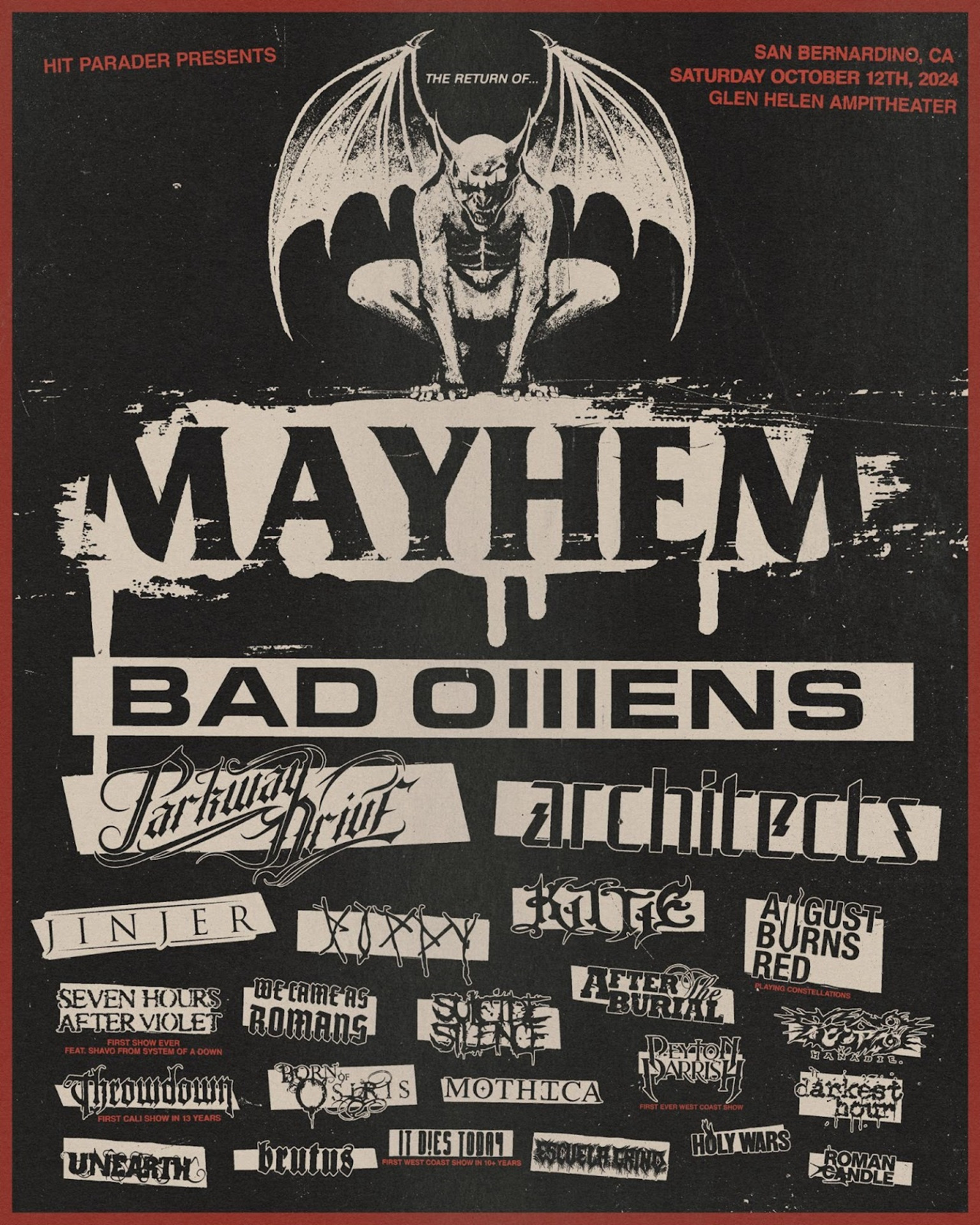 The return of MAYHEM: BAD OMENS' NOAH SEBASTIAN looks ahead to festival ...