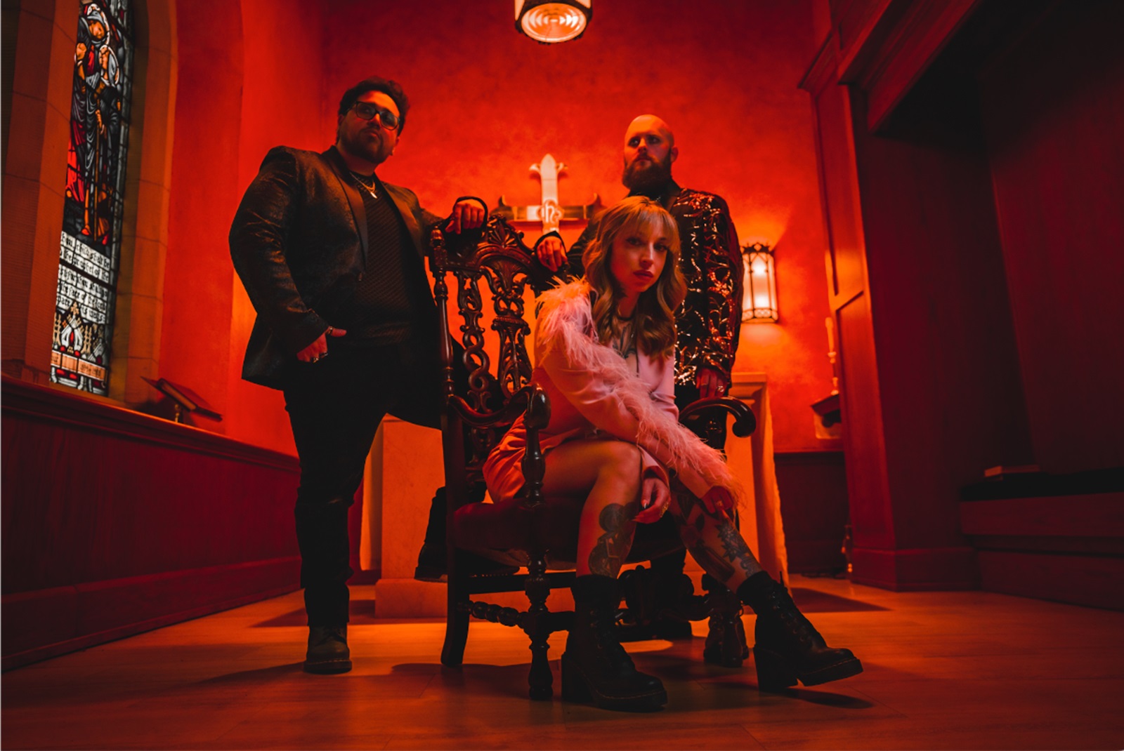 Hear GORE.'s heavy gospel ballad "Heaven is Above Me"