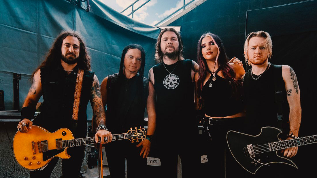Hear SALIVA team with PEYTON PARRISH on new song "Time Bomb"
