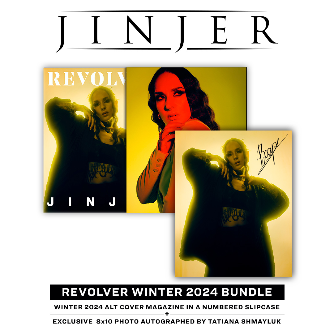 JINJER star on covers of Revolver's Winter 2024 Issue