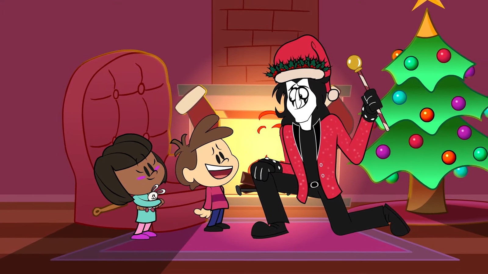 See ROB HALFORD and ALICE COOPER’s animated “My Christmas List” video