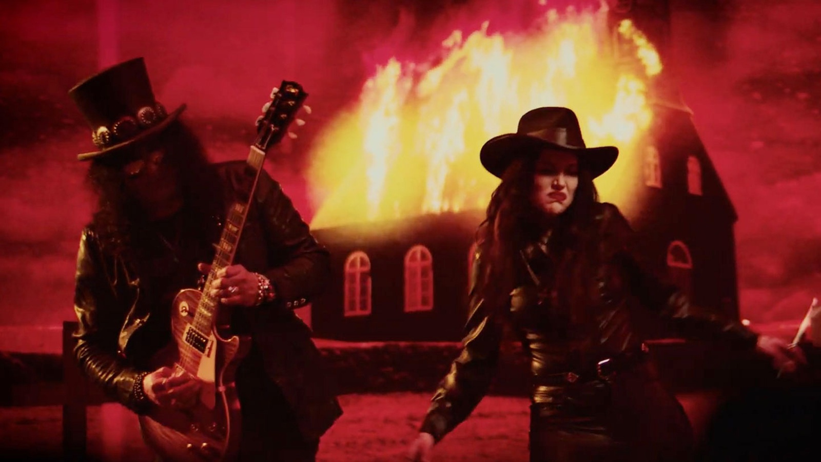 See DOROTHY team with SLASH in grindhouse video for “Tombstone Town”