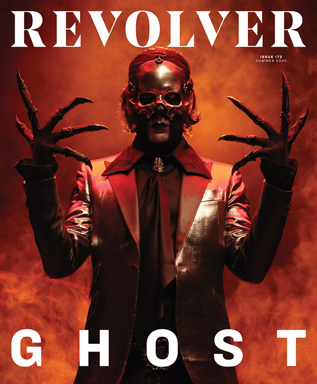 GHOST star on collectible covers of REVOLVER's Summer 2025 Issue