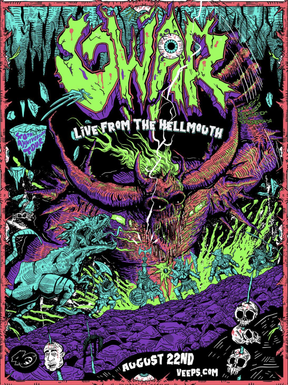 GWAR announce subterranean ‘Live From the Hellmouth’ livestream via VEEPS